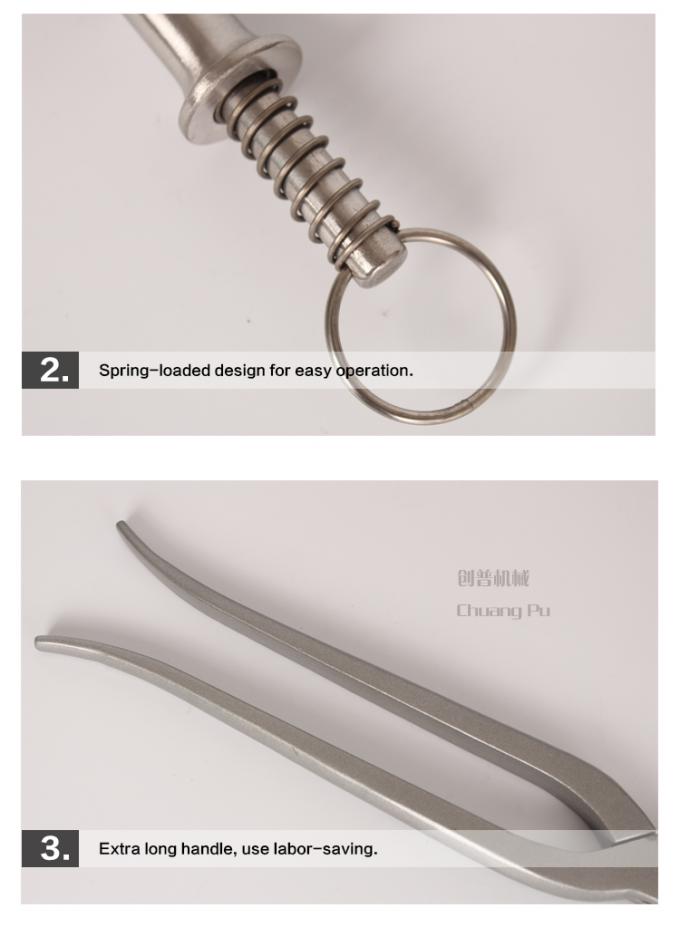 Bovine nose clamp , nose lead , nose tongs , nose grip , bulldog , bull ...