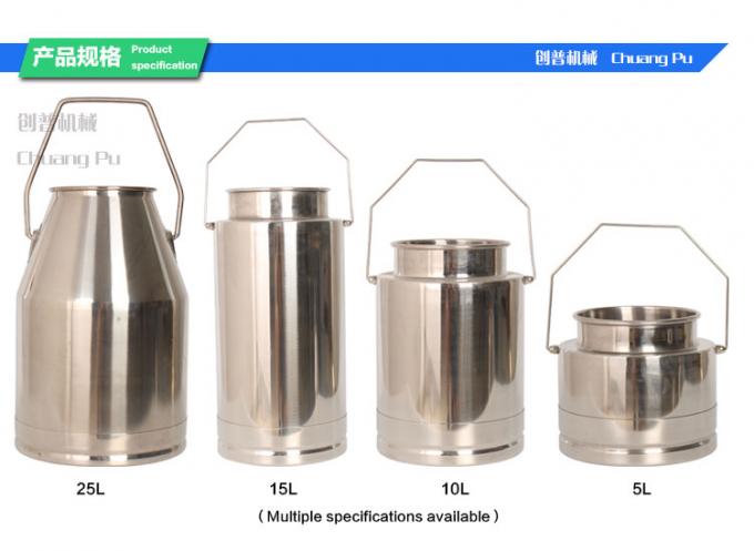 10 litre stainless steel milking pail, goat milking bucket with handle ...