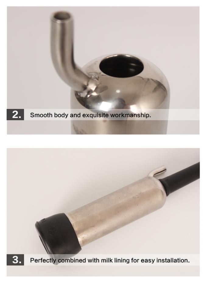 Customizable 2.5mm Teat Cup Shells for Cow Milking Stainless Steel Milk ...